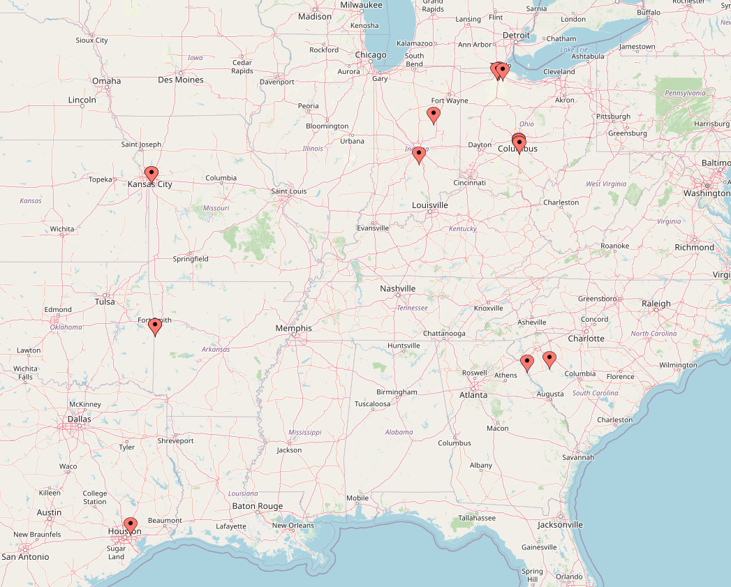 3PL Warehouse Locations